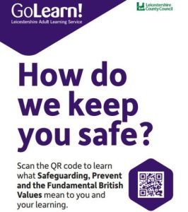 NEW Safeguarding QR Code Project | GoLearn! Leicestershire Adult ...